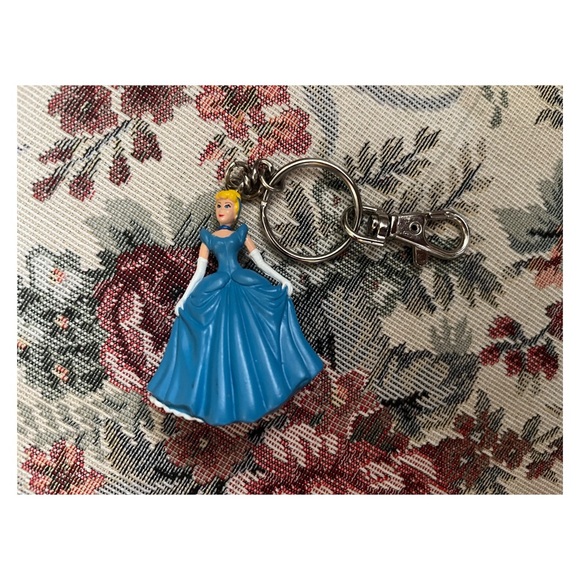 Disney | Accessories | Disney Cinderella Keychain In Blue | Poshmark